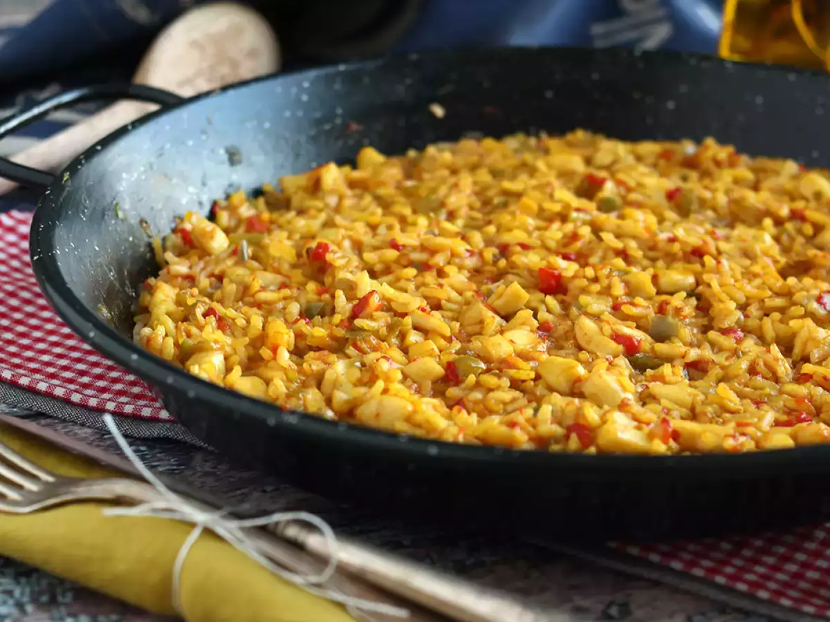 Jednoduchý recept na ryžu s kalamármi