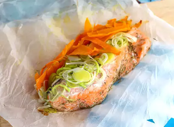 Jednoduchý a chutný recept na lososa en papillote